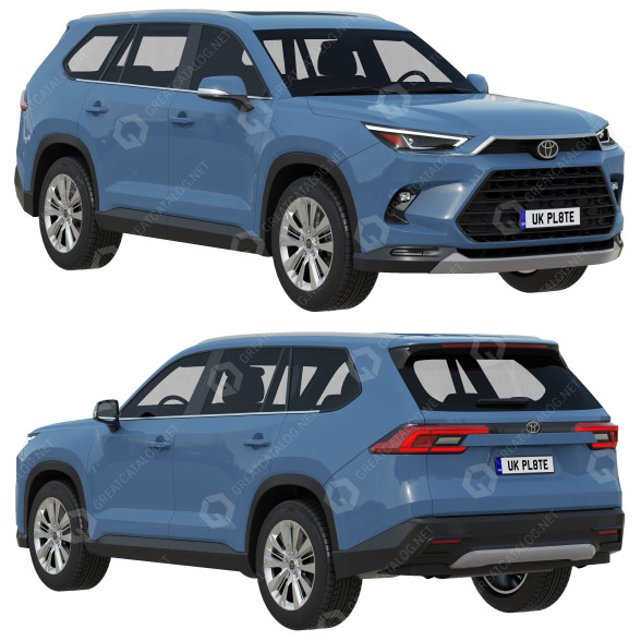 Car Toyota Grand Highlander 3D model - GreatCatalog 35677