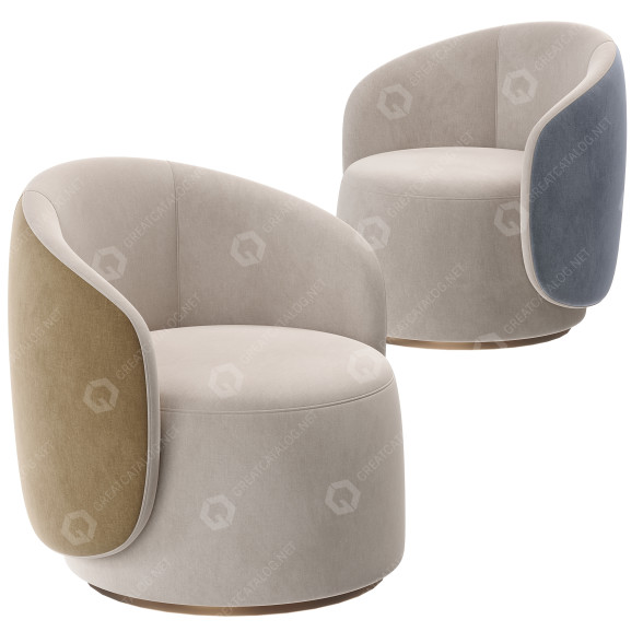 Armchair Fendi Casa Annabelle 3D model - GreatCatalog 35689
