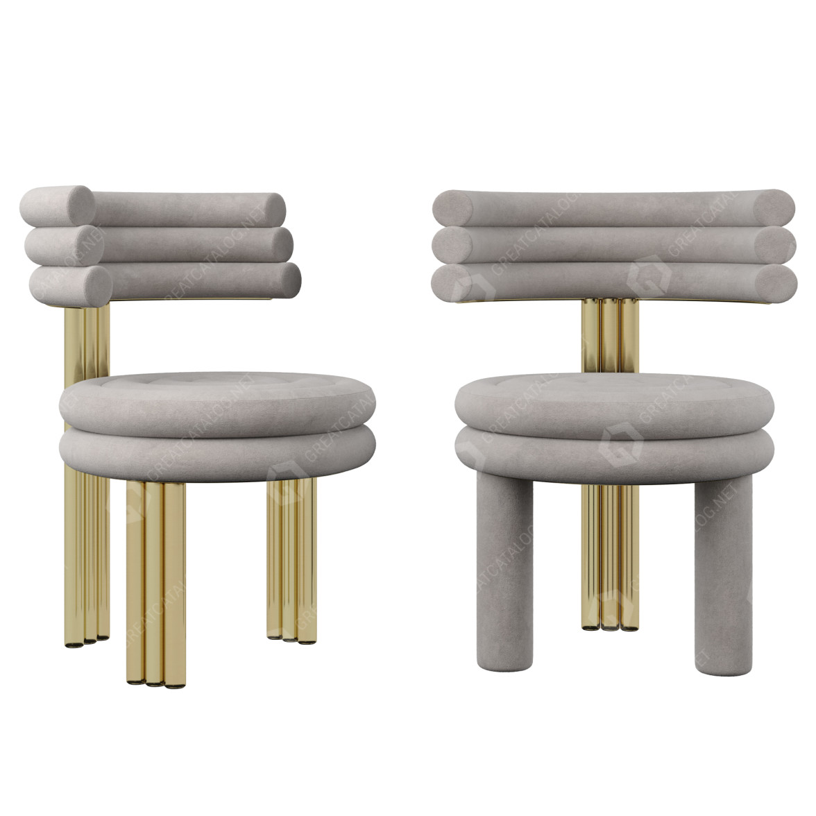 Chair Essential Home Kerr Dining 3D model - GreatCatalog 35893