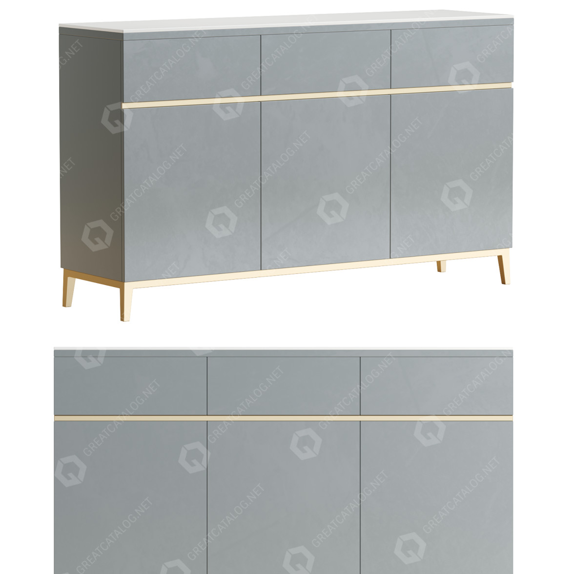 Sideboard Modern 3D model・Download 3D models・Great Catalog ...