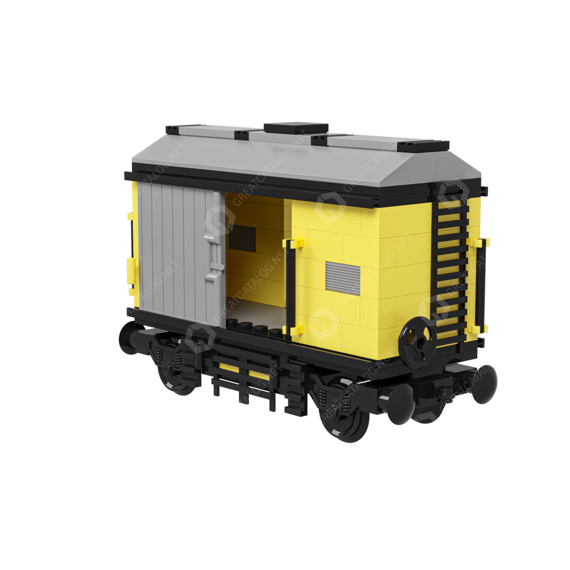 Toy Lego Small Freight Wagon 3D model #36184 | GreatCatalog