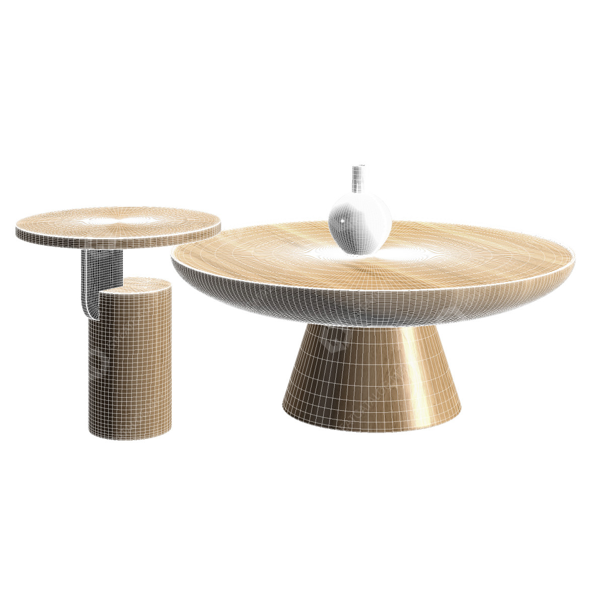 Coffee Tables ferm LIVING Insert Modern Set 3D model - GreatCatalog 36292