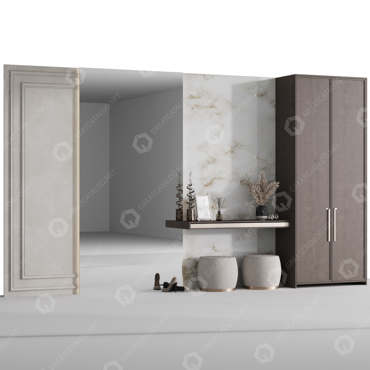 Hallway Composition 3D model - GreatCatalog 36311