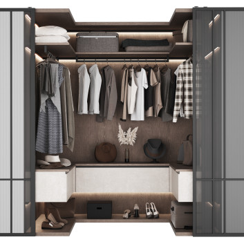 Wardrobe・3D Models for Interior Design and Architecture