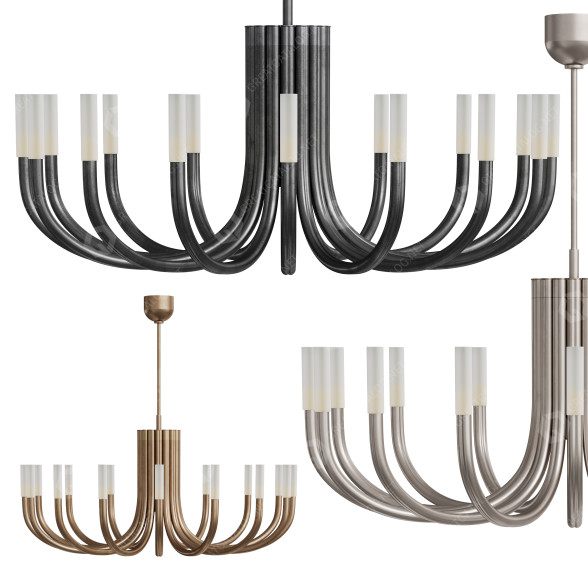 Chandelier Kelly Wearstler Rousseau Large Oval 3D model - GreatCatalog ...