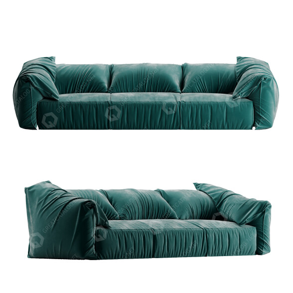 Sofa Baxter Casablanca 3D model - GreatCatalog 36927