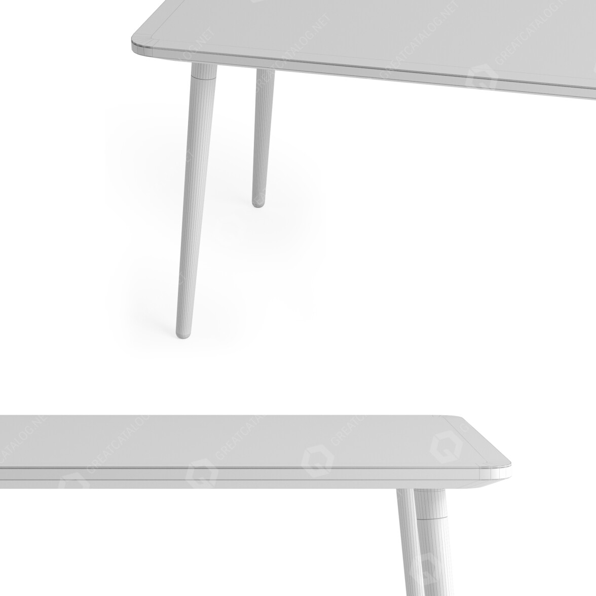 Tables Bolia Dining Seed 3D model - GreatCatalog 37043