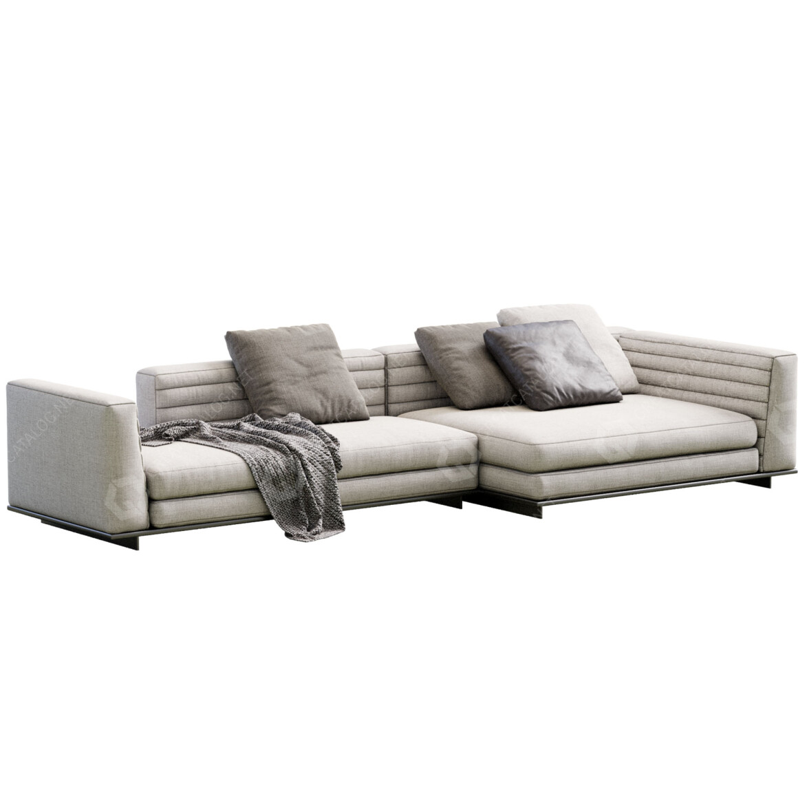 Sofa Minotti Roger 3D model・Download 3D models・Great Catalog ...