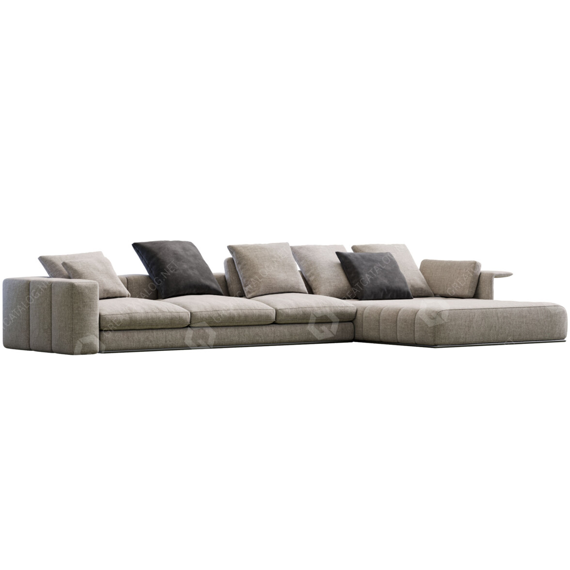 Sofa Minotti Freeman 3D model - GreatCatalog 37119