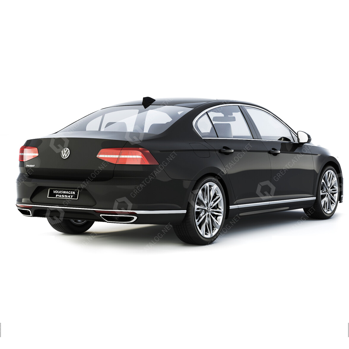 Car Volkswagen Passat B8 R-Line 2018 3D model - GreatCatalog 37260