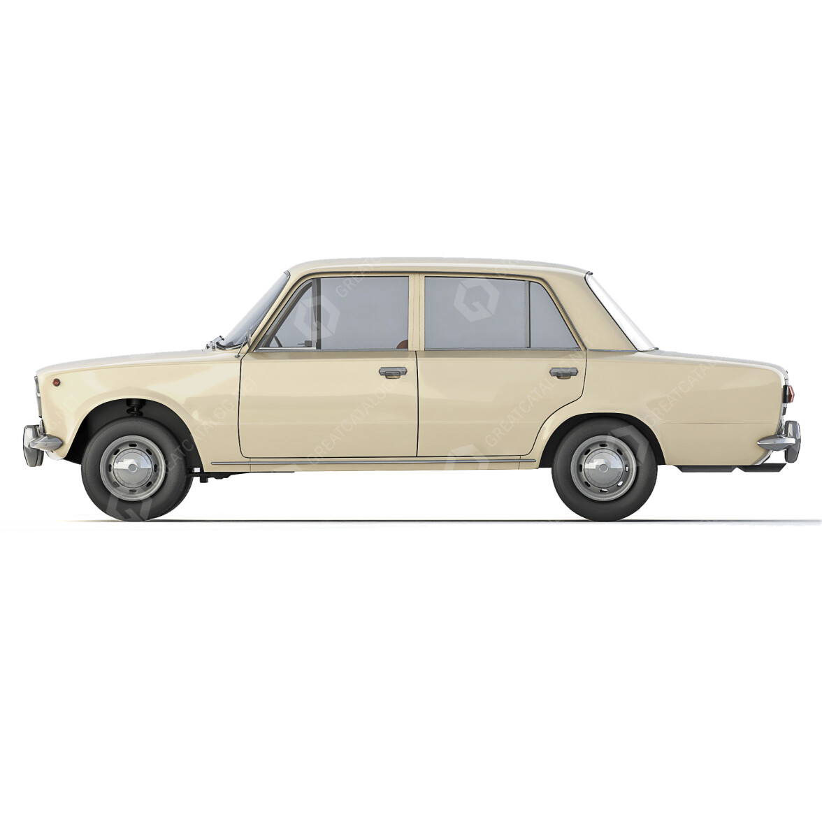 Car Lada 2101 1970 by VAZ 3D model - GreatCatalog 37295