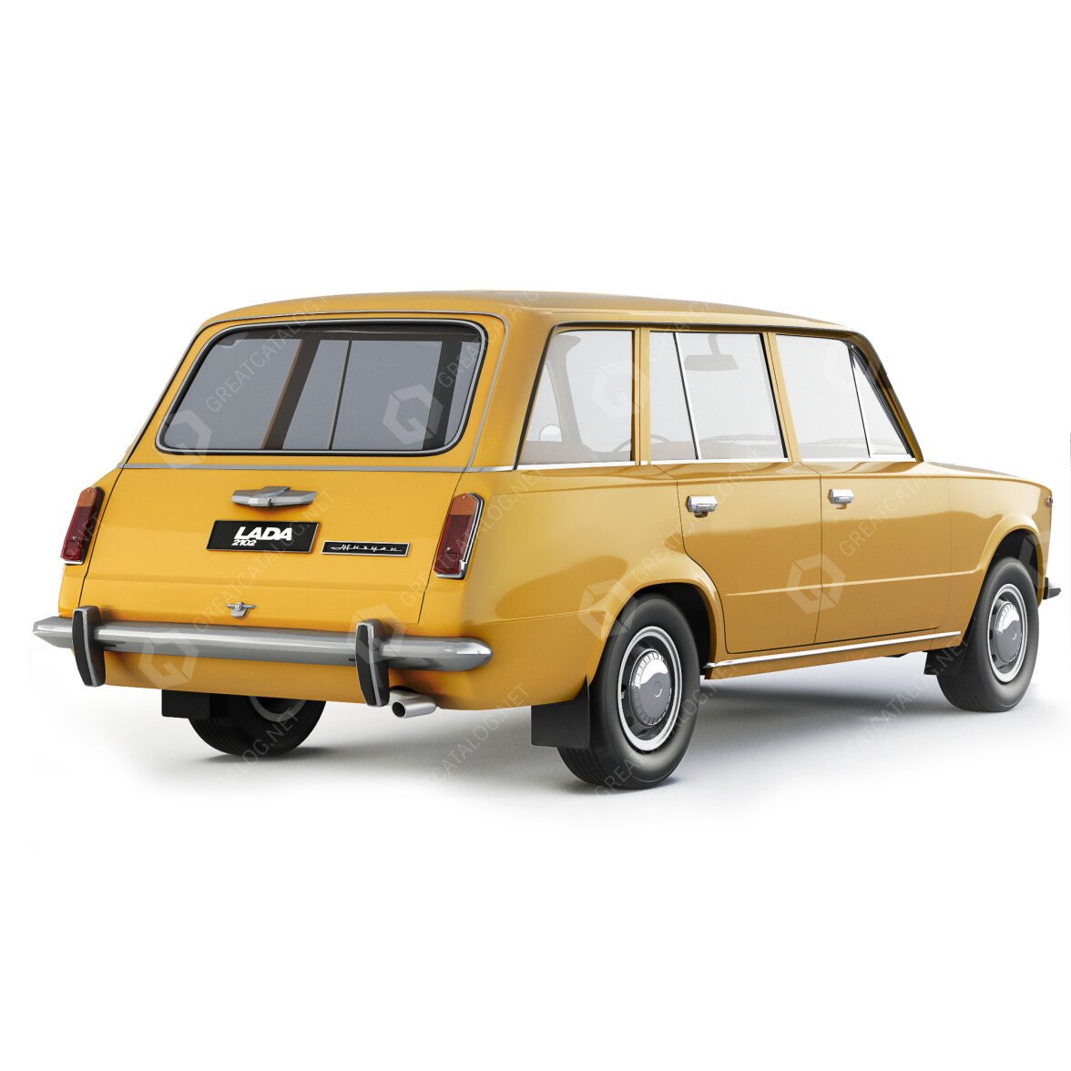 Car Lada 2102 1971 by VAZ 3D model - GreatCatalog 37297