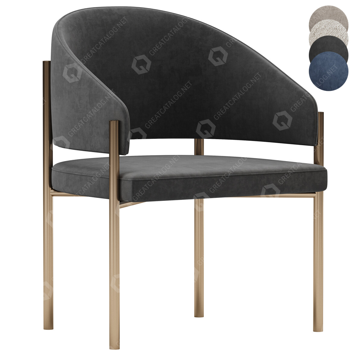 Chair Rove Concepts Solana 2 3D model - GreatCatalog 37307