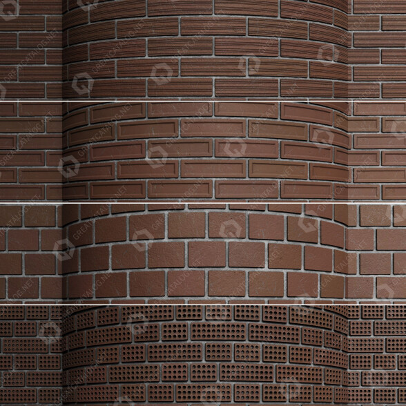 Bricks Wall 008 3D model・Download 3D models・Great Catalog - GreatCatalog 37447
