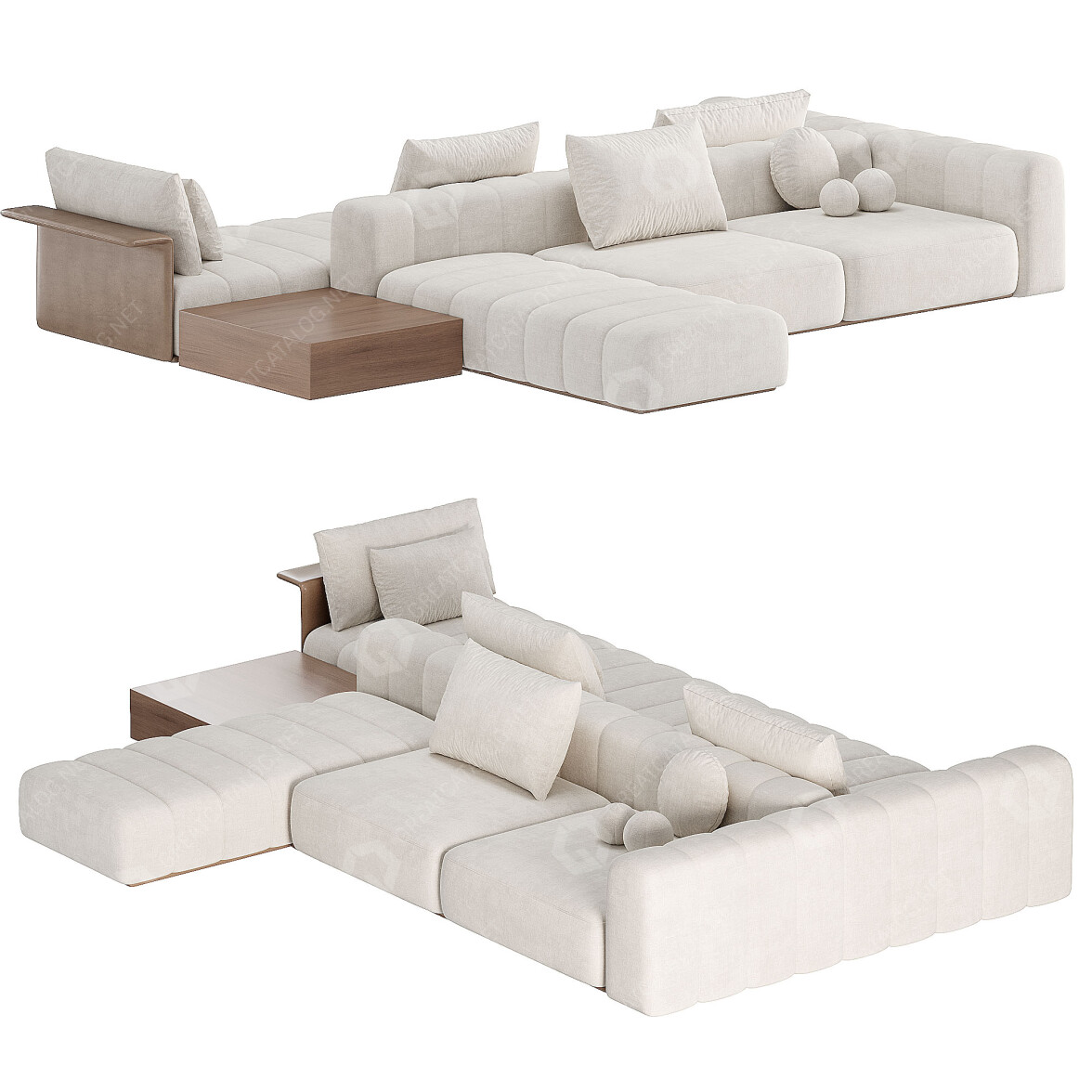Sofa Minotti Freeman 3D model - GreatCatalog 37511