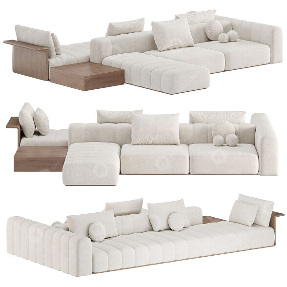 Sofa Minotti Freeman 3D model - GreatCatalog 37511
