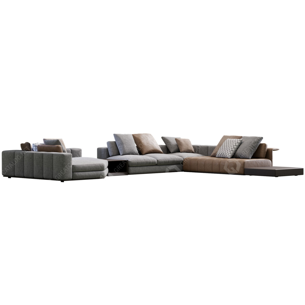 Sofa Minotti Freeman Seating System 3D model - GreatCatalog 37540