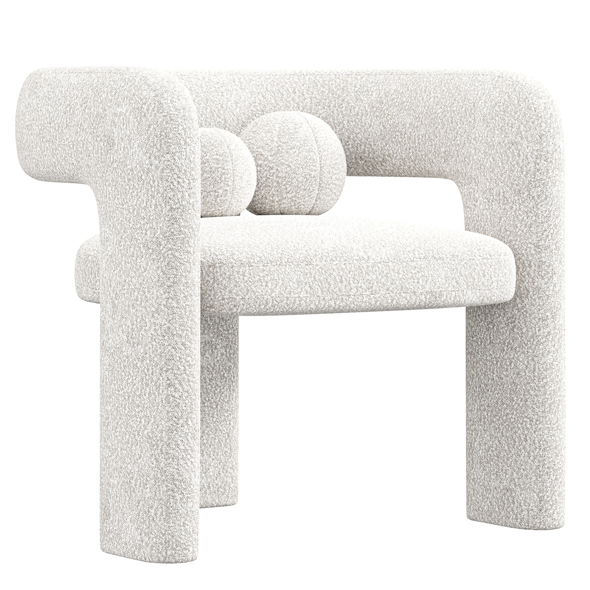 Armchair Castlery Paloma Boucle 3D model - GreatCatalog 37577