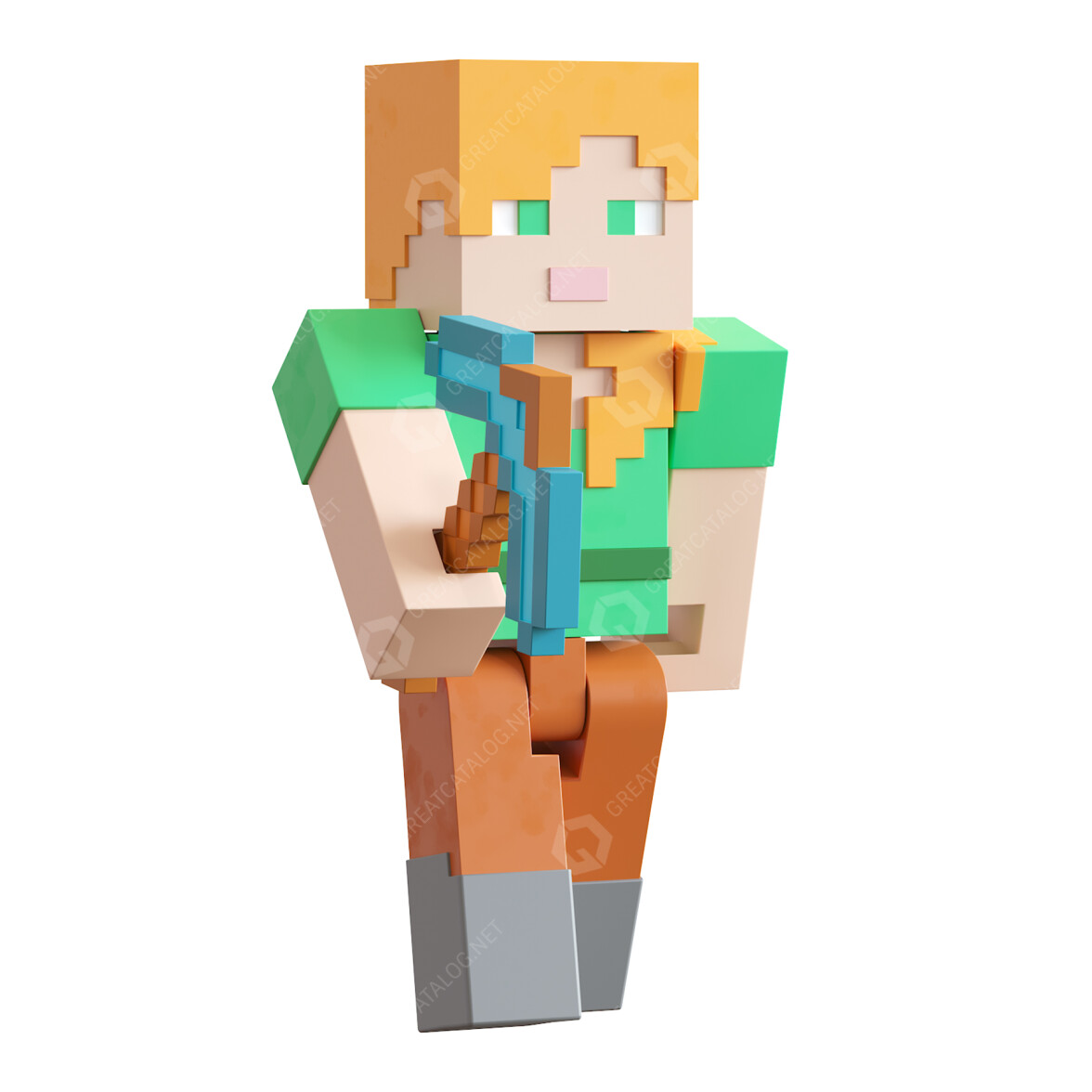 Toys Lego Minecraft Steve and Alex 3D model - GreatCatalog 37747