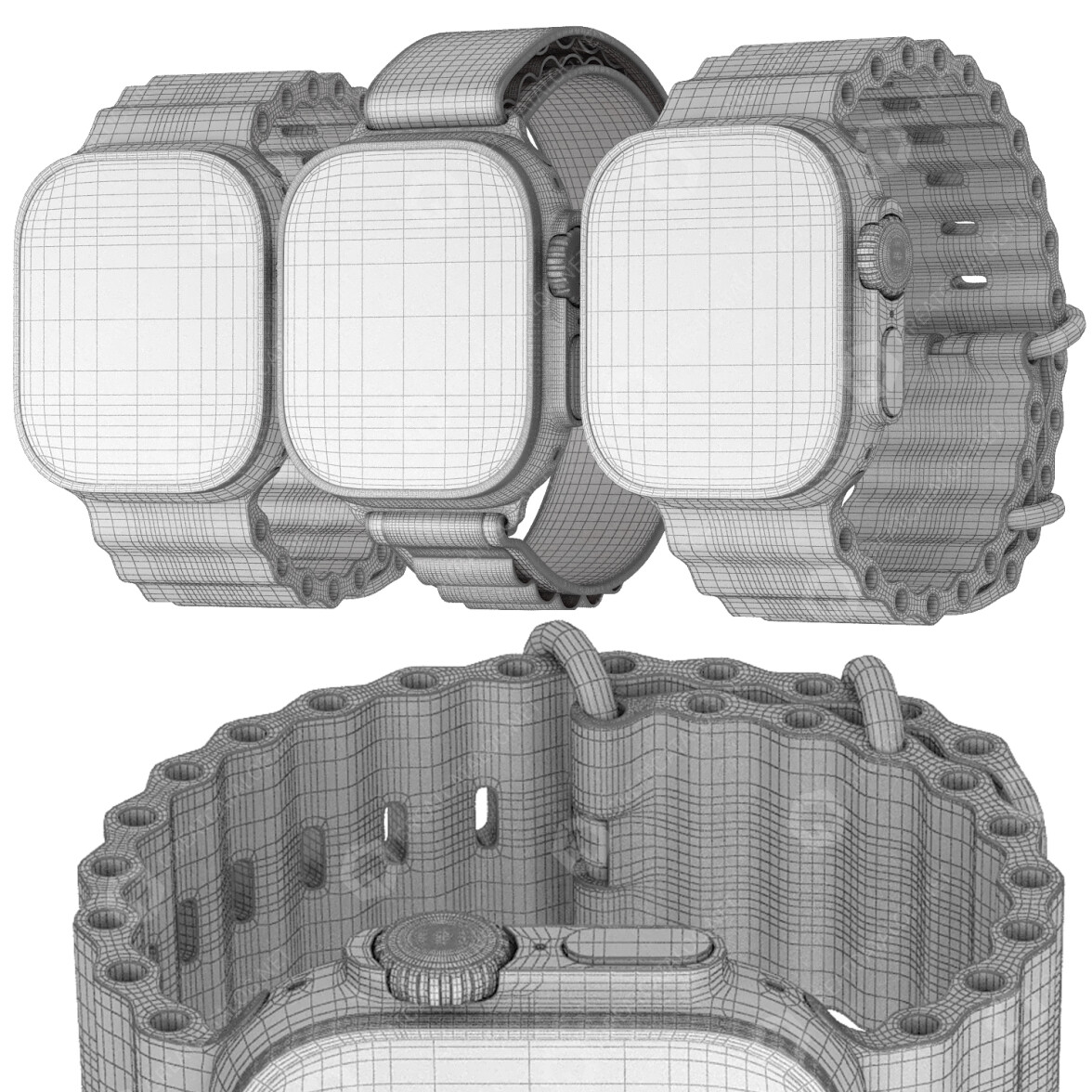 Smart Watch Apple Series 8 3D model - GreatCatalog 37785