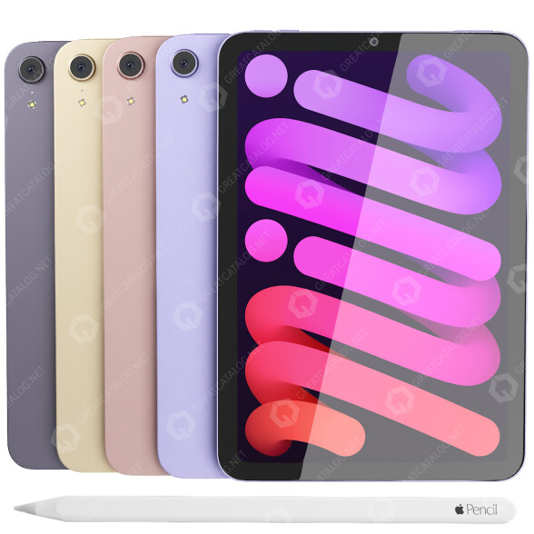 Tablet Apple Ipad Mini 3D model #37834 | GreatCatalog