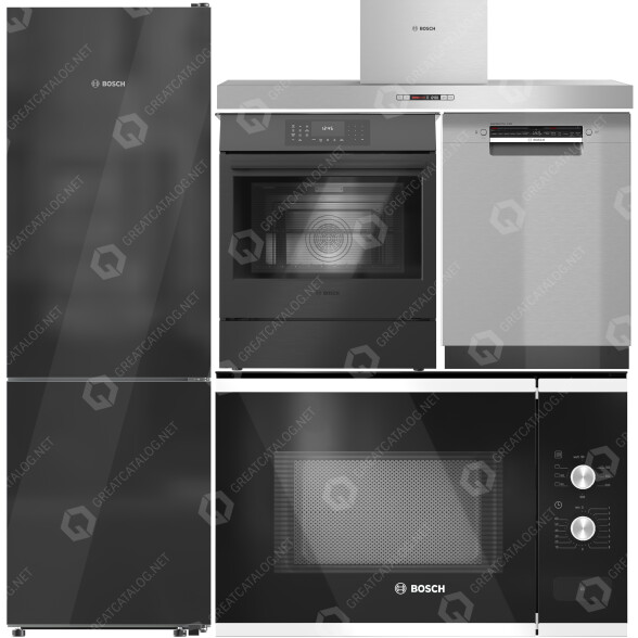 Kitchen Appliances Bosch Collection 09 3D model - GreatCatalog 37955