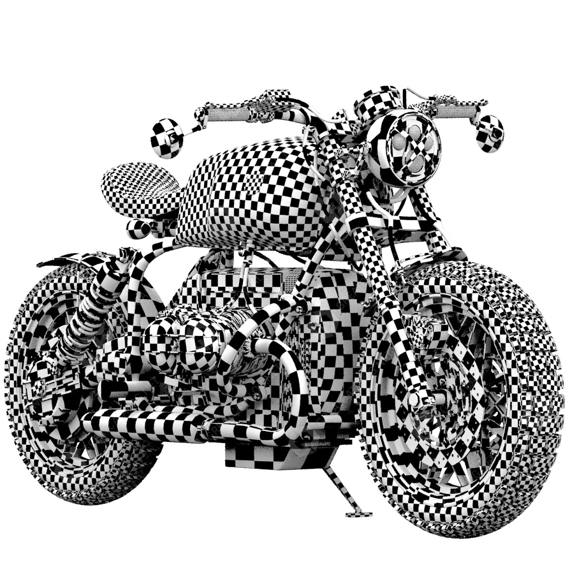 Motorcycle BMW R100 3D model - GreatCatalog 38003