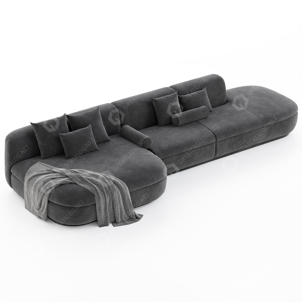 Sofa Baxter Piaf Set 2 3D model #38005 | GreatCatalog