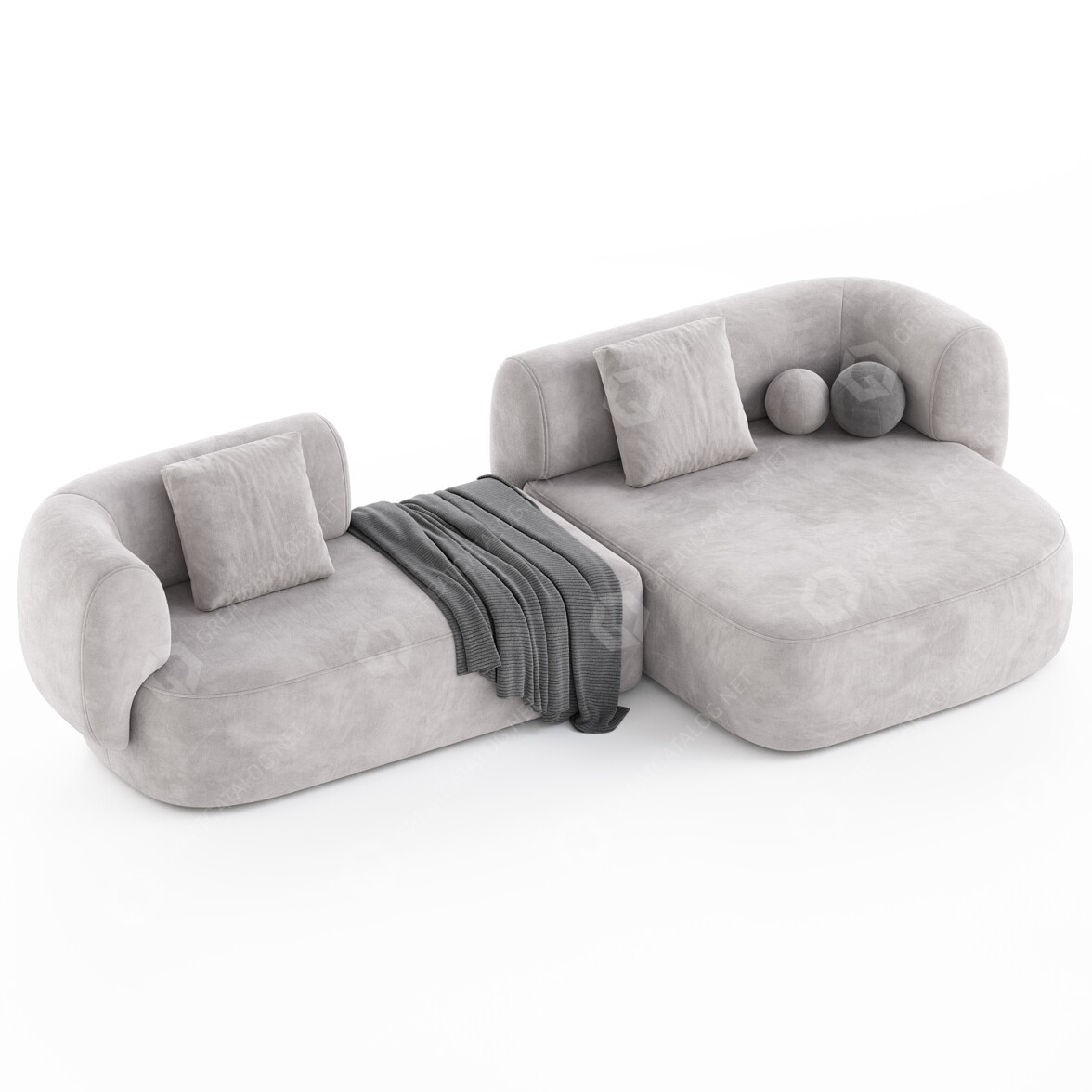Sofa Collector Hug Modular 3D model - GreatCatalog 38017