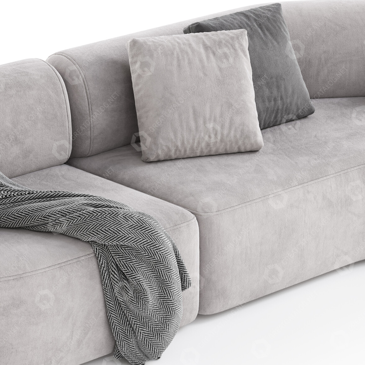 Sofa Collector Hug Modular Set 2 3D model - GreatCatalog 38026