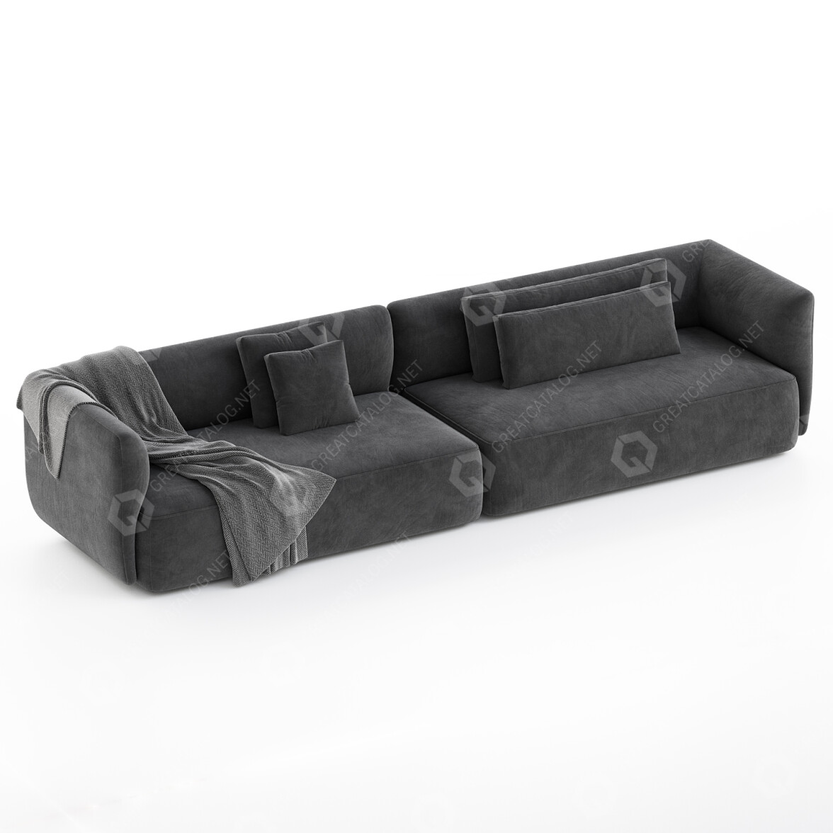 Sofa MDF Italia Cosy Set 3 3D model - GreatCatalog 38091