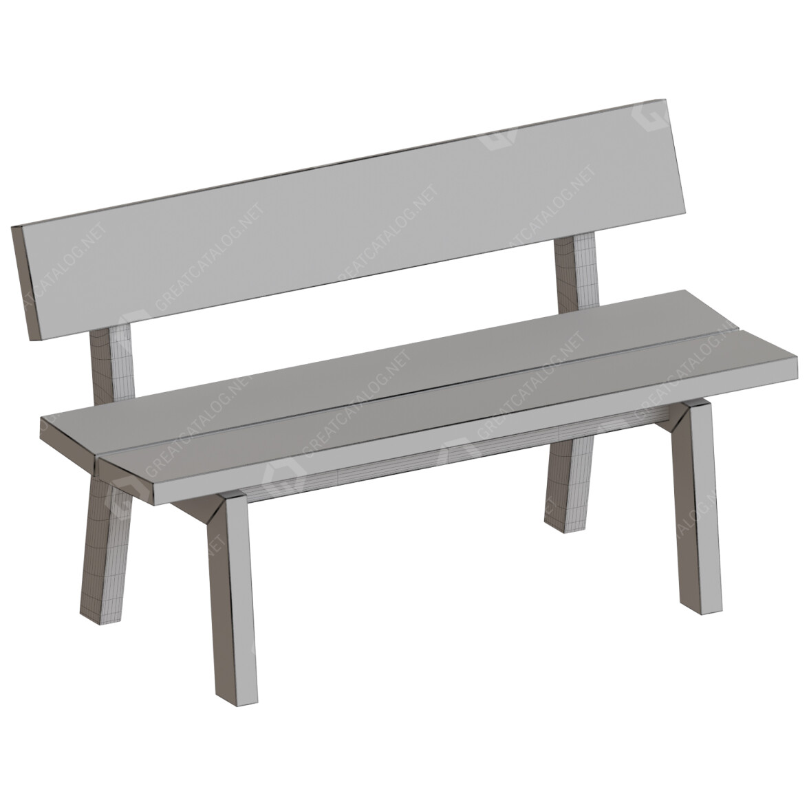 Bench Jasper Morrison Botan 3D model - GreatCatalog 38247