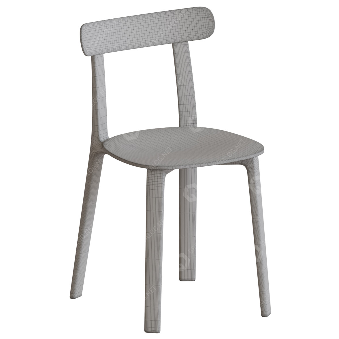 Chair Vitra All Plastic APC 3D model - GreatCatalog 38296