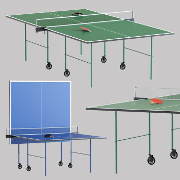 Folding table tennis 3D models - GreatCatalog