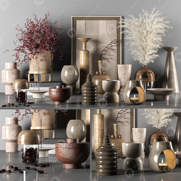 Decor Set 026 3D model・Download 3D models・Great Catalog - GreatCatalog ...
