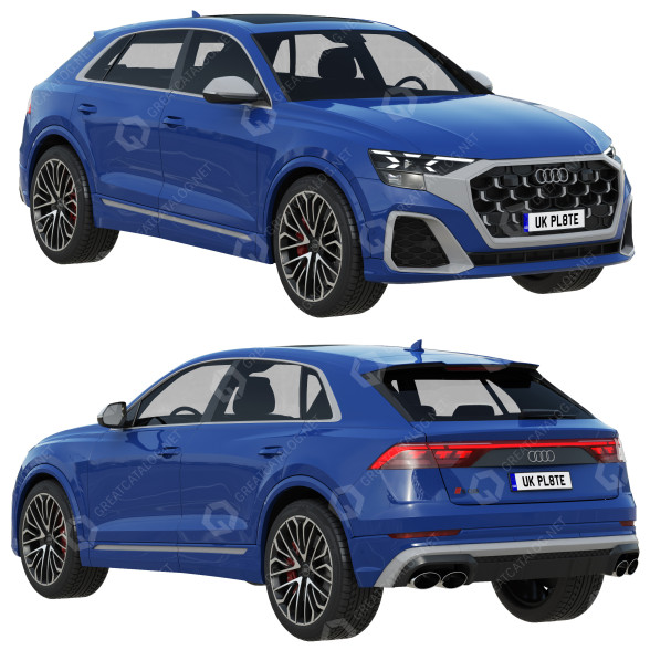 Car Audi SQ8 2024 3D model・Download 3D models・Great Catalog ...