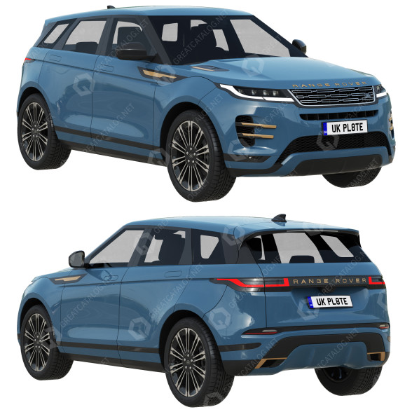 Car Land Rover Range Rover Evoque 2024 3D model - GreatCatalog 39211