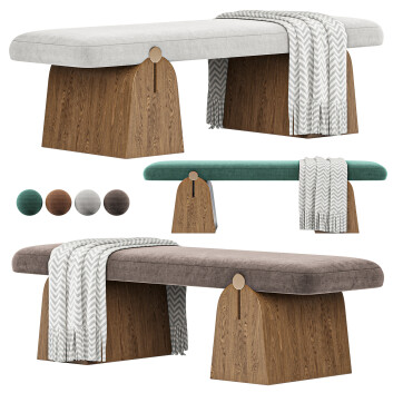 Large bench 3D models - GreatCatalog