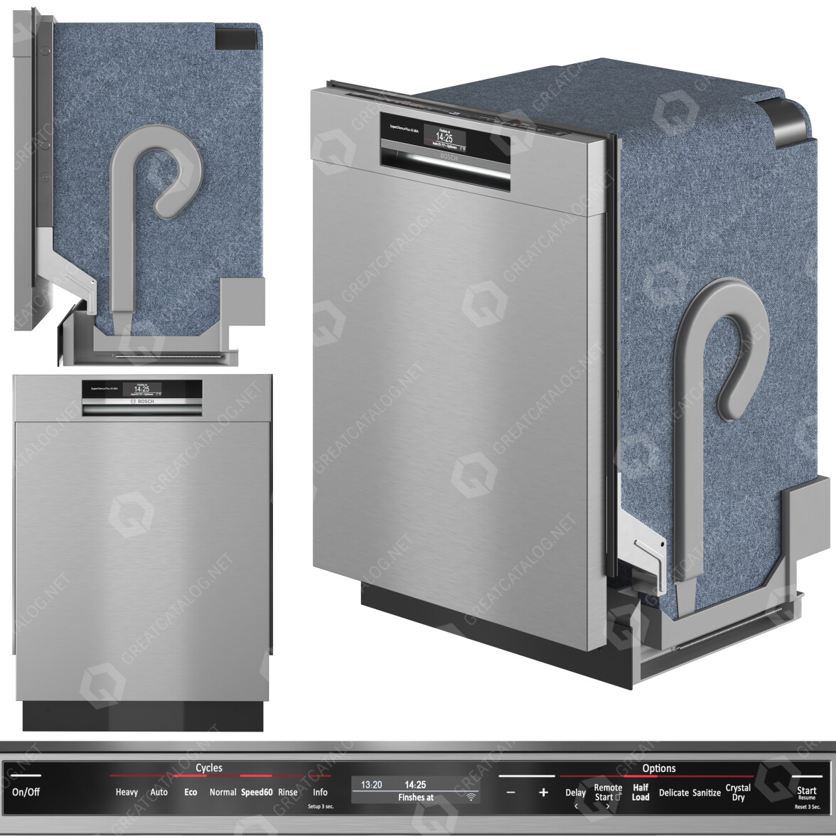 Kitchen Appliances Bosch Collection 14 3D model - GreatCatalog 39573