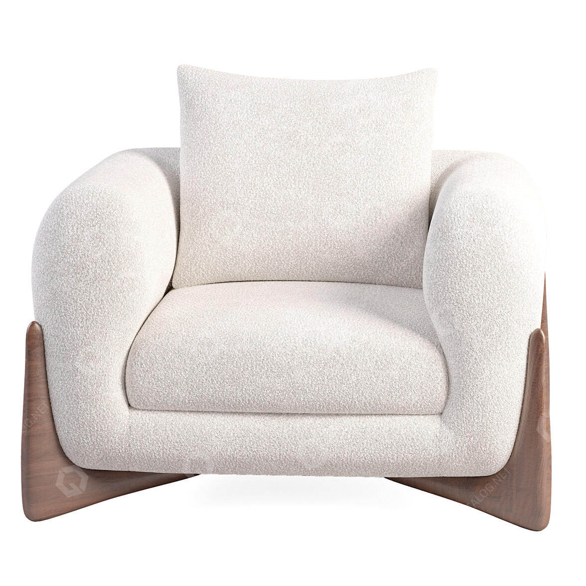 Armchair Porada Arredi Softbay 3D model - GreatCatalog 39736