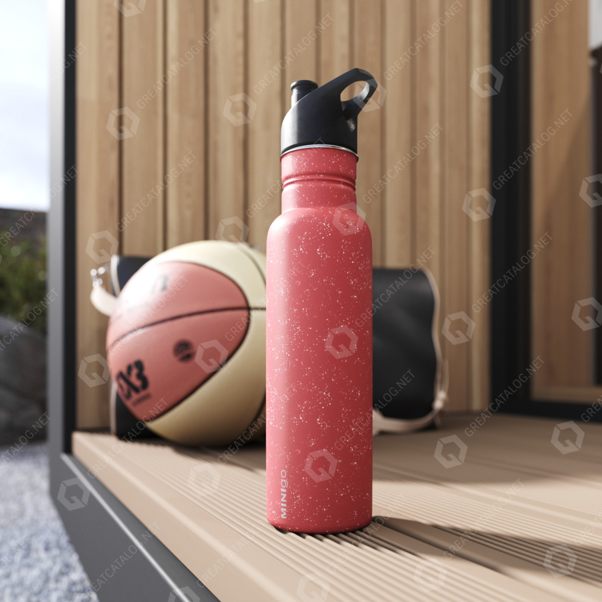 Bottle Sport Miniso 3D model #3550 | GreatCatalog