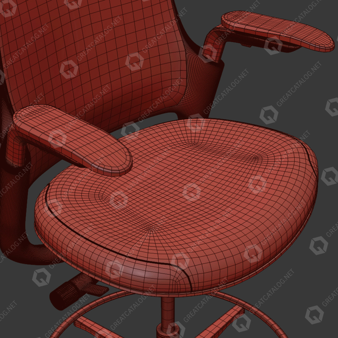 Chair Steelcase Office Series 1 3D model - GreatCatalog 3567