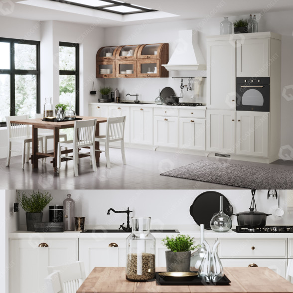 Kitchen Scavolini Favilla 02 3D model - GreatCatalog 3571