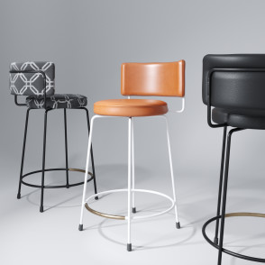 3D model Bar Stools Grazia co Diiva Swivel