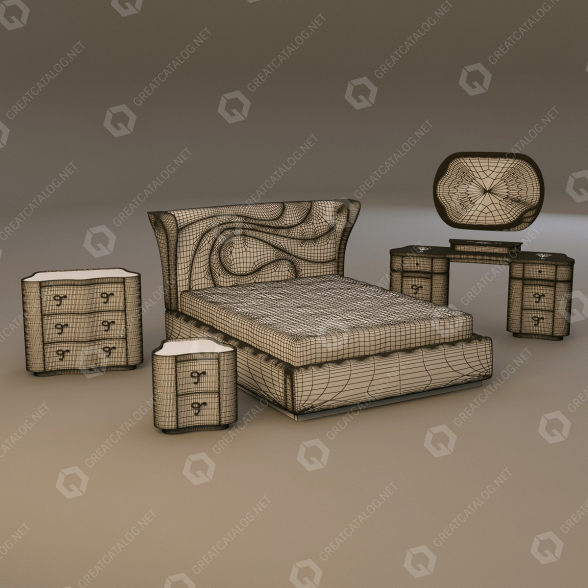 Furniture Set Stardust 3D model - GreatCatalog 4201