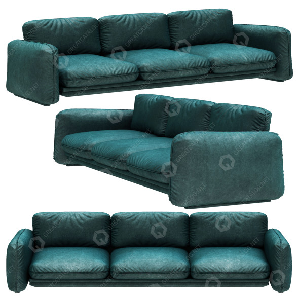 Sofa Baxter Brigitte 3D model - GreatCatalog 4291