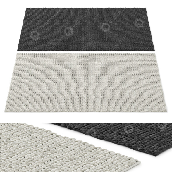 Carpets IKEA Hjortsvang Set 03 3D model - GreatCatalog 40075