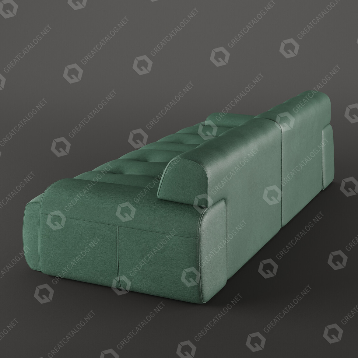 Sofa Roche Bobois Blogger 3 3D model - GreatCatalog 40160