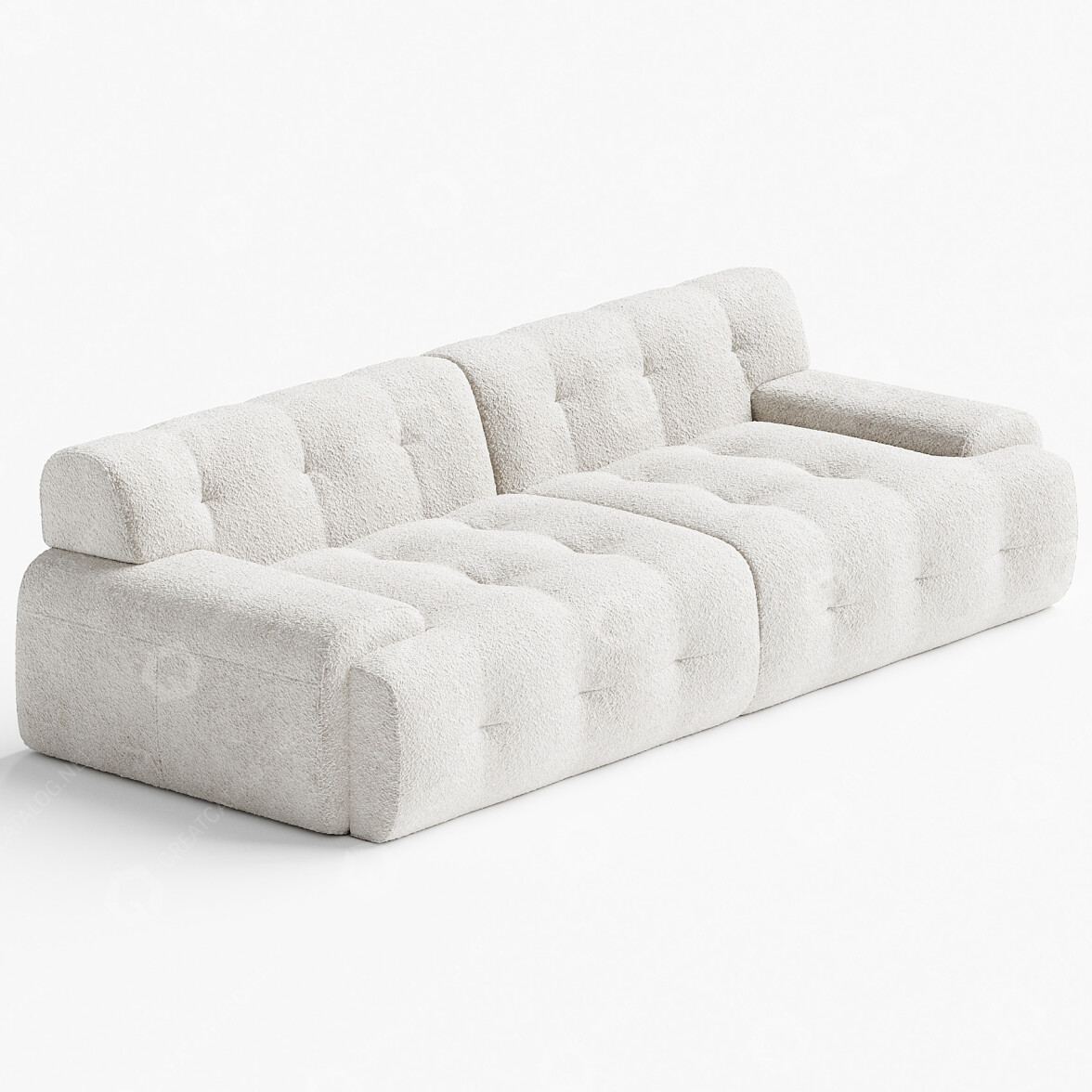 Sofa Roche Bobois Blogger 3 3D model - GreatCatalog 40188