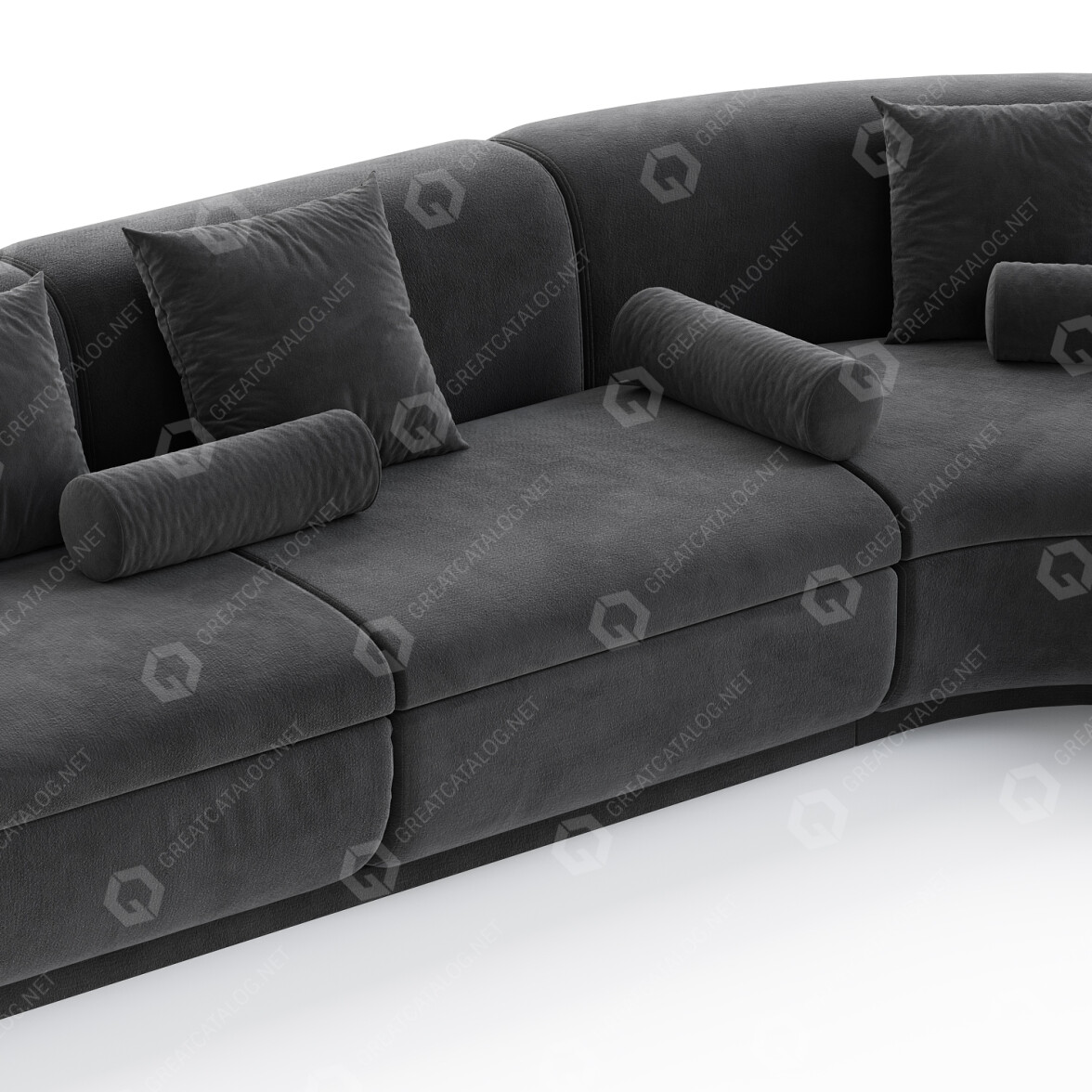 Sofa Baxter Piaf Set 4 3D model #40276 | GreatCatalog